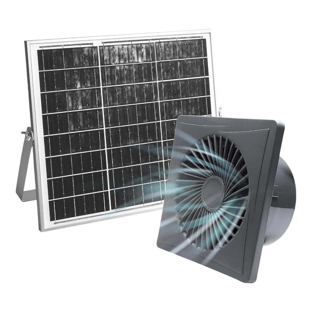 High Efficiency Solar Ventilation System Exhaust Fan 3W Outdoor ...