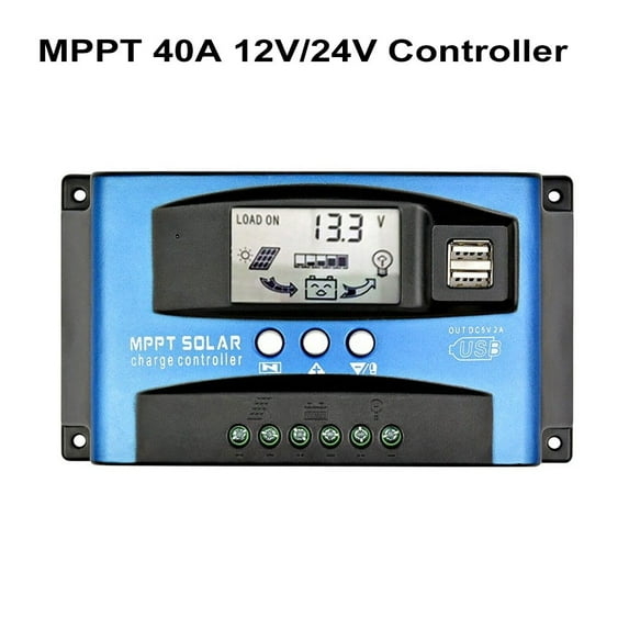 High-Efficiency For Mppt Solar Controller 1224V With Lcd Display & Auto ...
