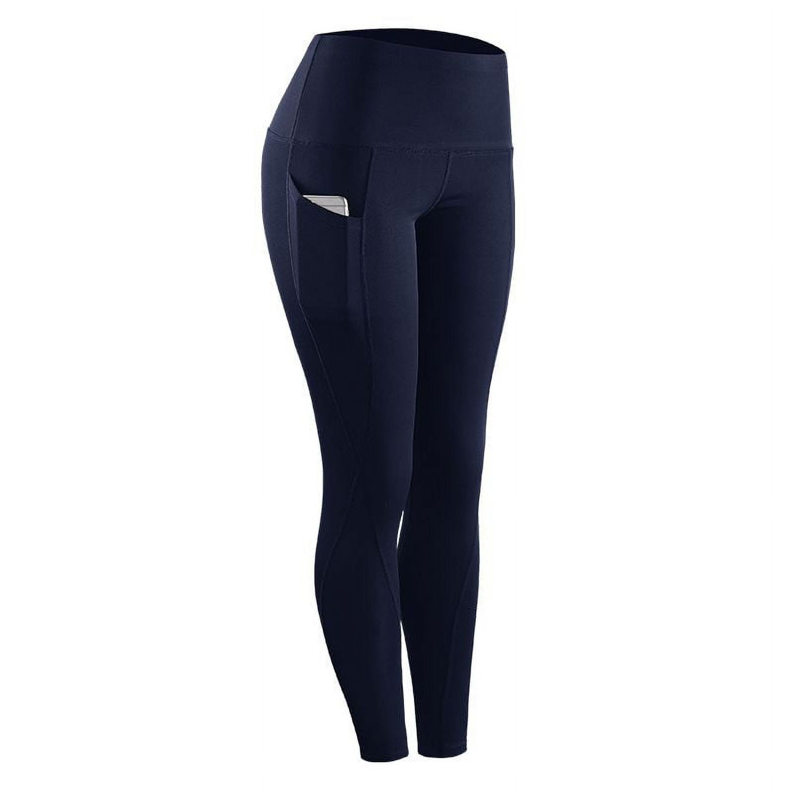 High Elastic Leggings Pant Women Solid Stretch Compression Sportswear ...