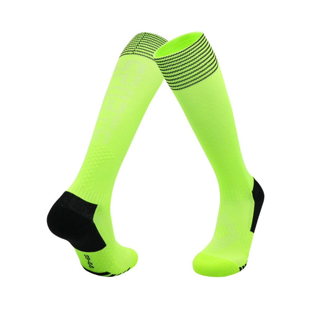 High Elastic Long Tube Football Socks for Soccer Shin Guards Knee Sport ...