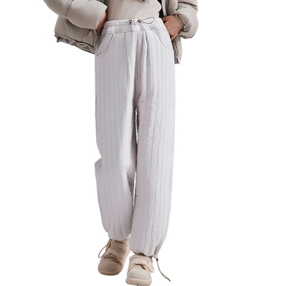 High Elasticity Maternity Casual Pants with Adjustable Drawstring Waist ...