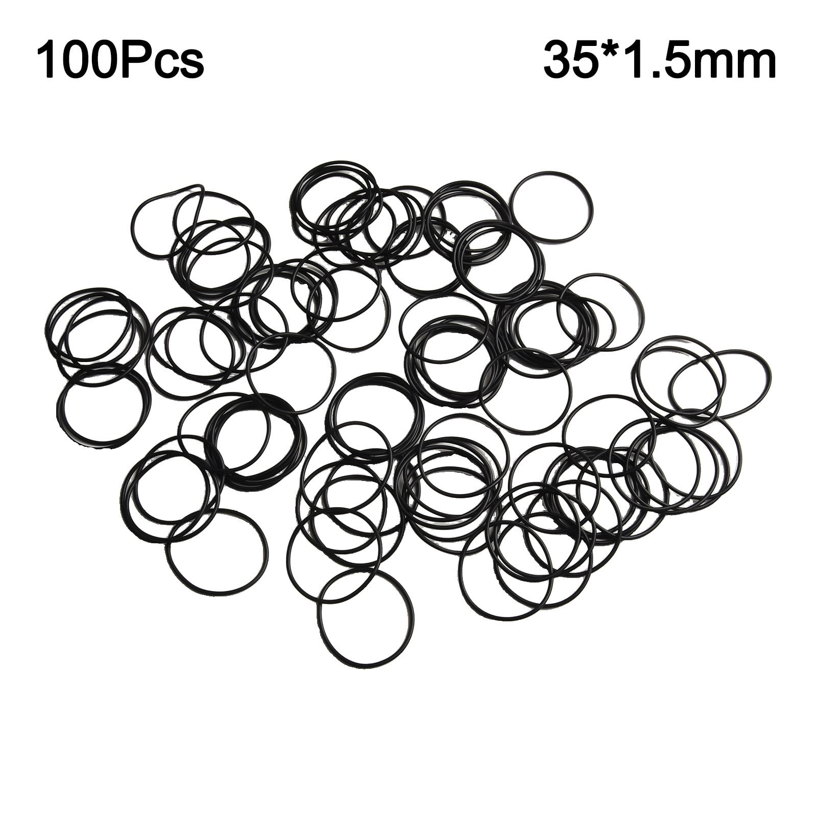 High Elasticity NBR O Rings 5 to 93 mm Cord Thickness 1 5 mm Pack of ...