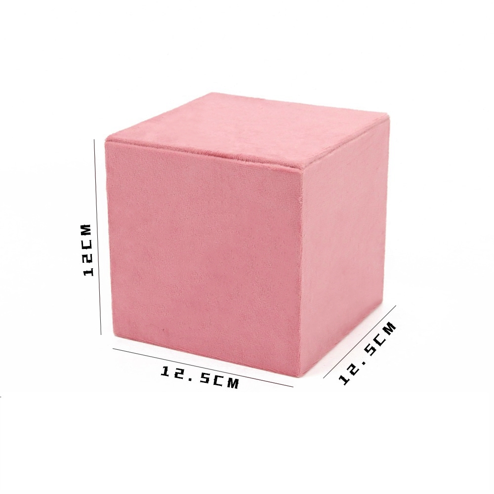High End Pink Velvet Jewelry Display Props Ring Earrings Holder ...