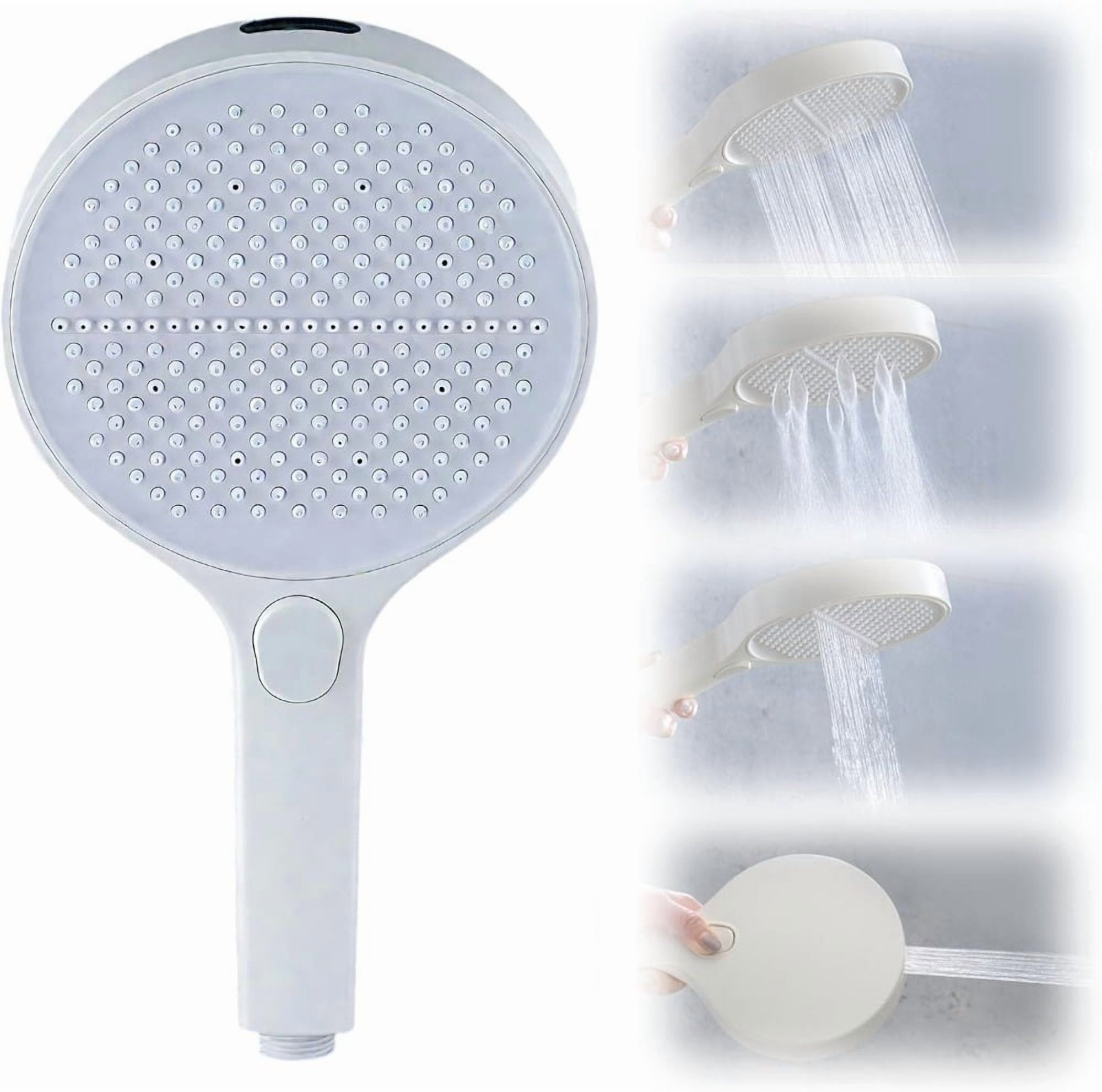 High-End Pressurized Large Panel Shower Head, 2025 New Upgrade 4 Modes ...