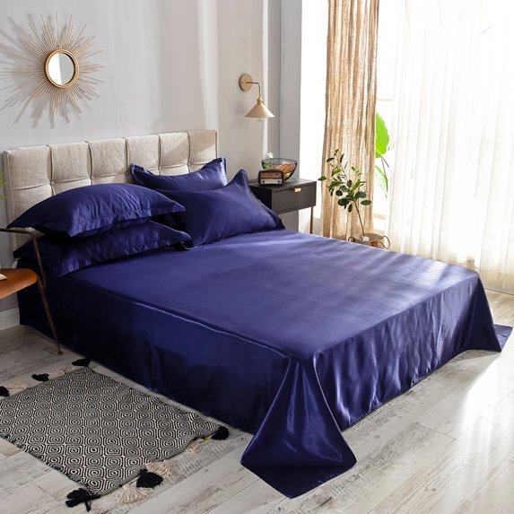 High End Satin Sheets, Soft and Comfortable Solid Color Sheets ...