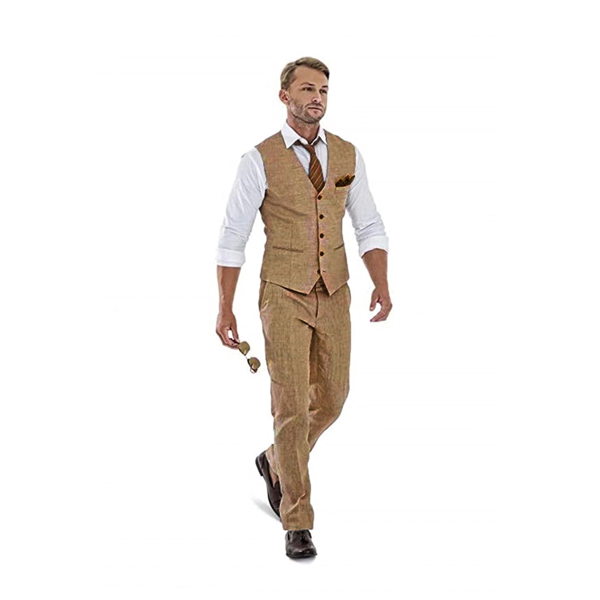Summer Wedding Attire Men Vests