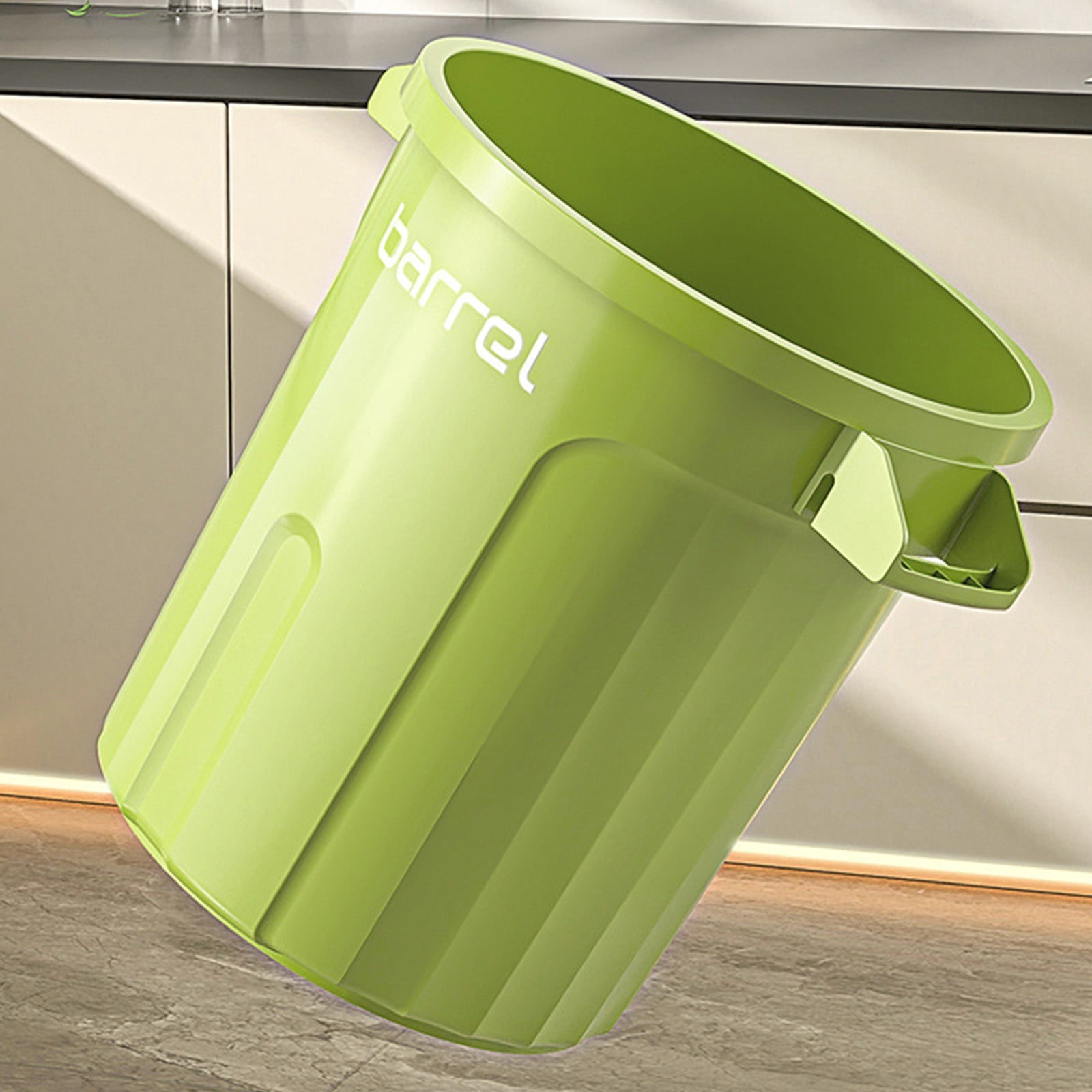 High End Trash Bin Lidless Home Waste Basket With Industrial Style For ...