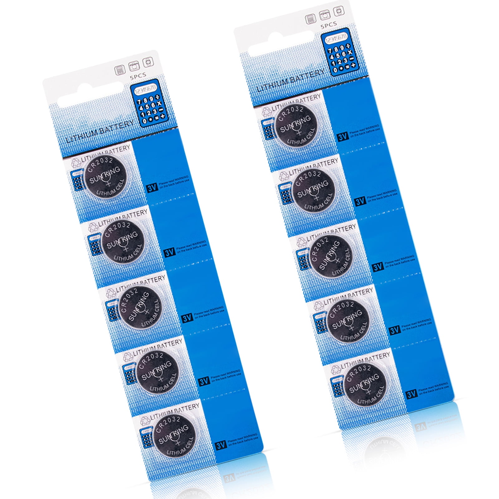 High Energy 2032 Coin Batteries, 3V Lithium Cells for Electronics and ...