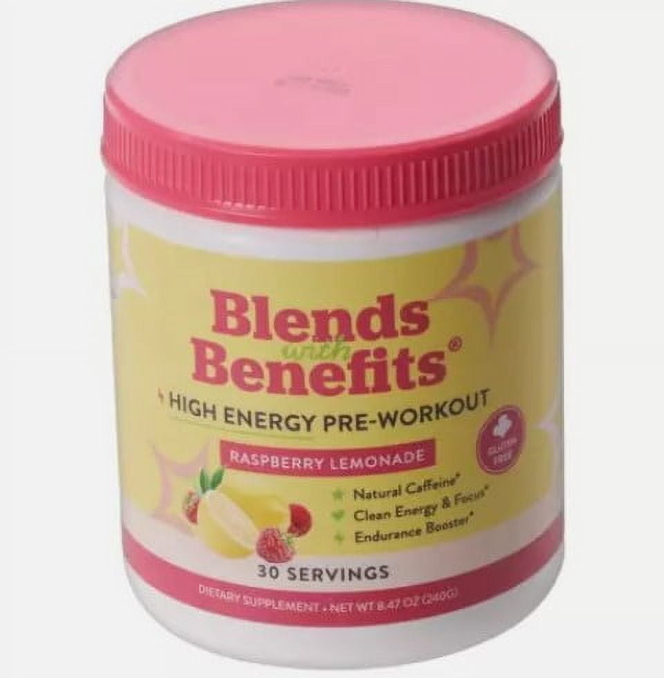 High Energy Pre-Workout - Raspberry Lemonade Flavor - Walmart.com