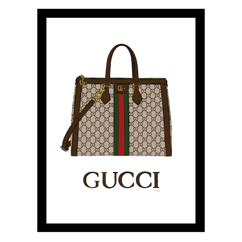 High Fashion Designer Handbag Framed Print - Walmart.com