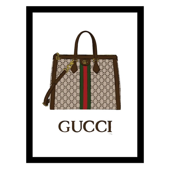 High Fashion Designer Handbag Framed Print - Walmart.com