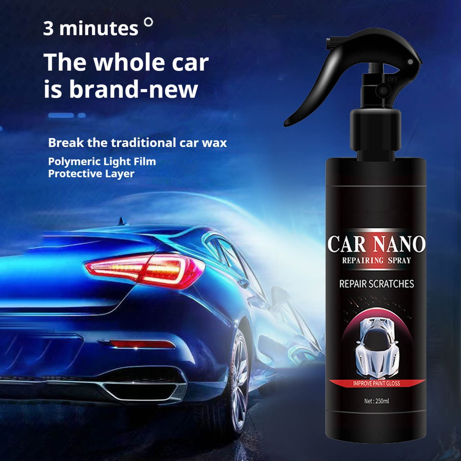 High Fast Coated Car Nano Spray Nano Spray Car Car Coating Spray Car ...