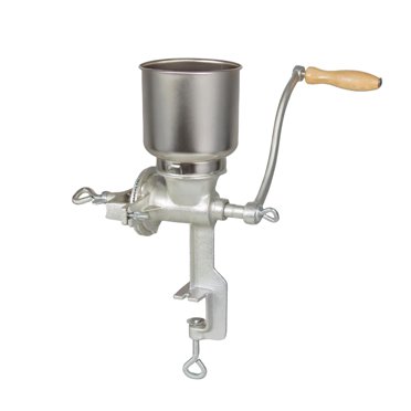 Mountain Essentials Manual Hand Grain Mill With Steel Disc High Hopper ...