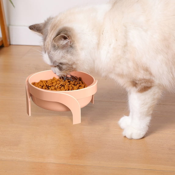 High Feet Black Chin Pet Bowl for Dogs and Cats - Stylish and ...