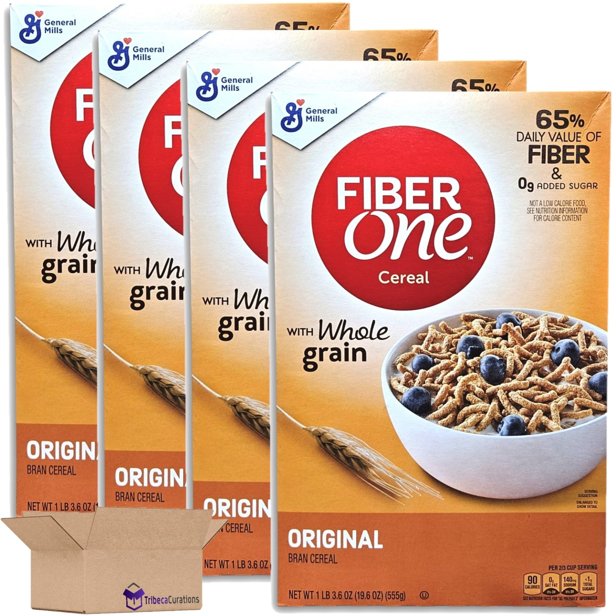 High Fiber One Bran Sticks Cereal Value Pack 19.6 Ounce Box | Pack of 4 ...