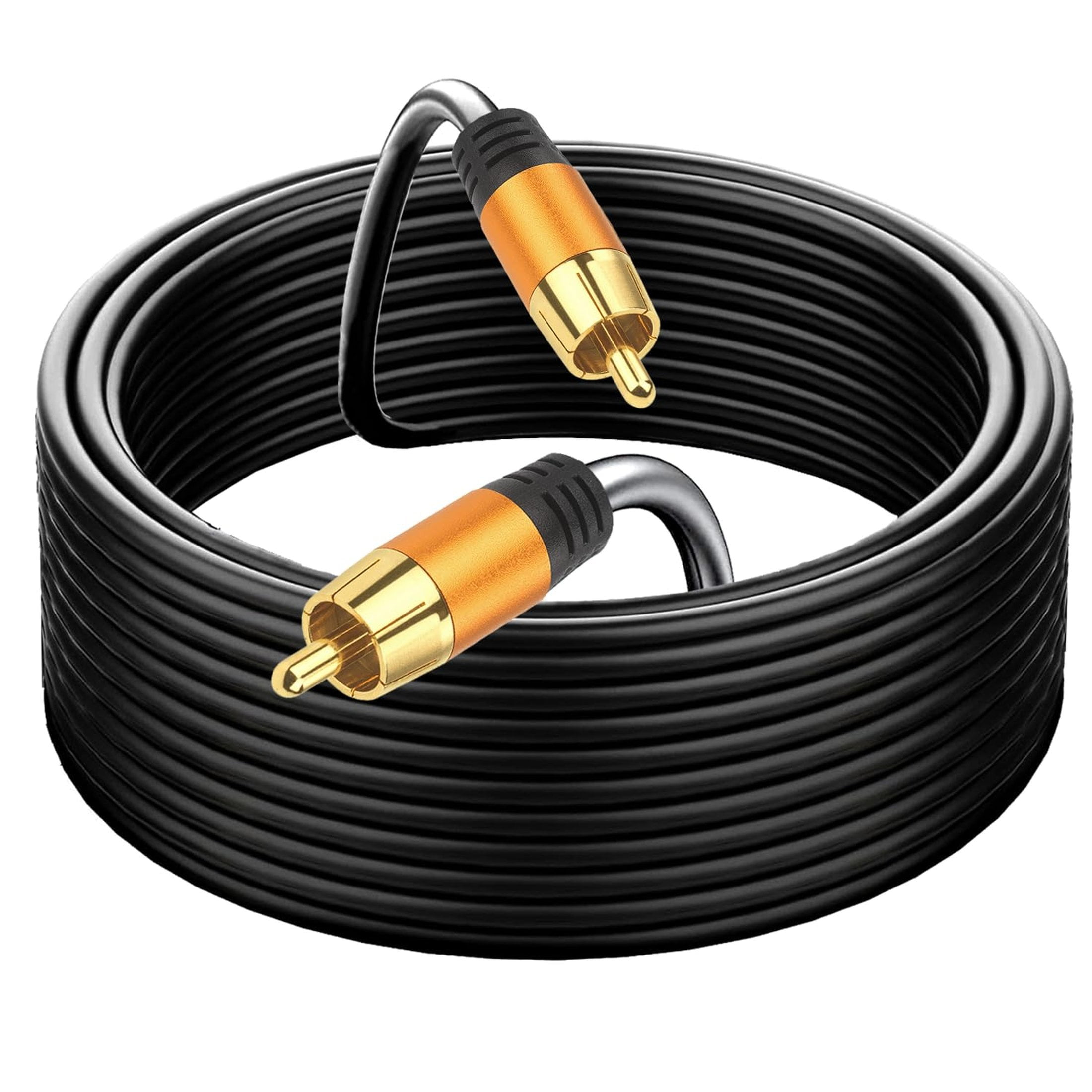 High-Fidelity 100FT Digital Coaxial RCA Audio Cable for Subwoofers ...