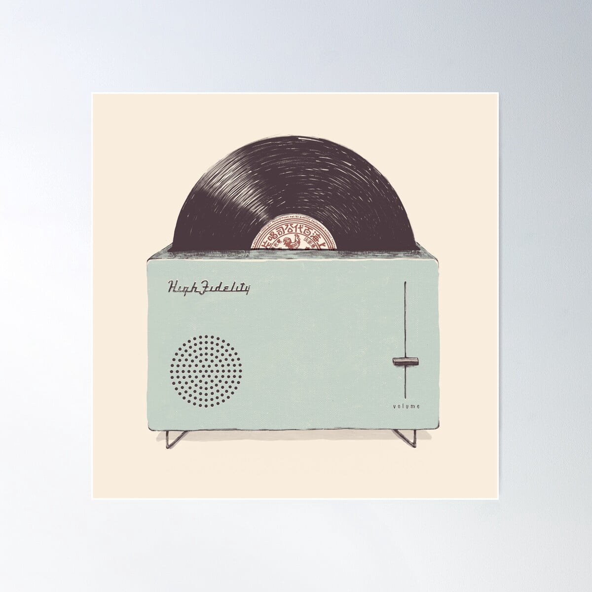 High Fidelity Poster Wall Art, Modern Wall Decor For Living Room ...