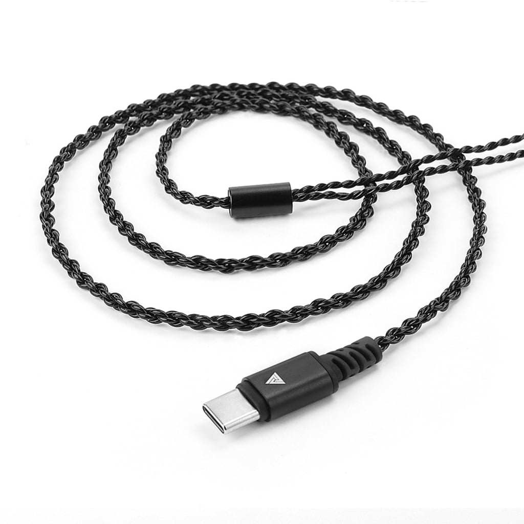 High Fidelitys Silver Plated Earphone Cable 4Strand Wire Replacement ...