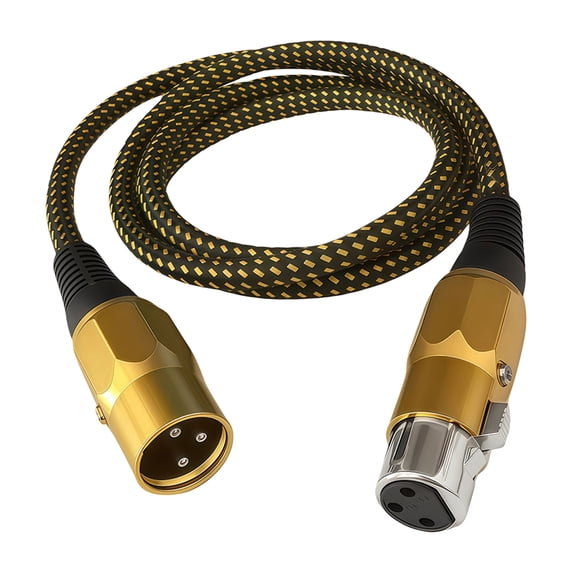 High Fidelitys XLR Cable Balanced Sound XLR 3Pin Male To Female Mic ...