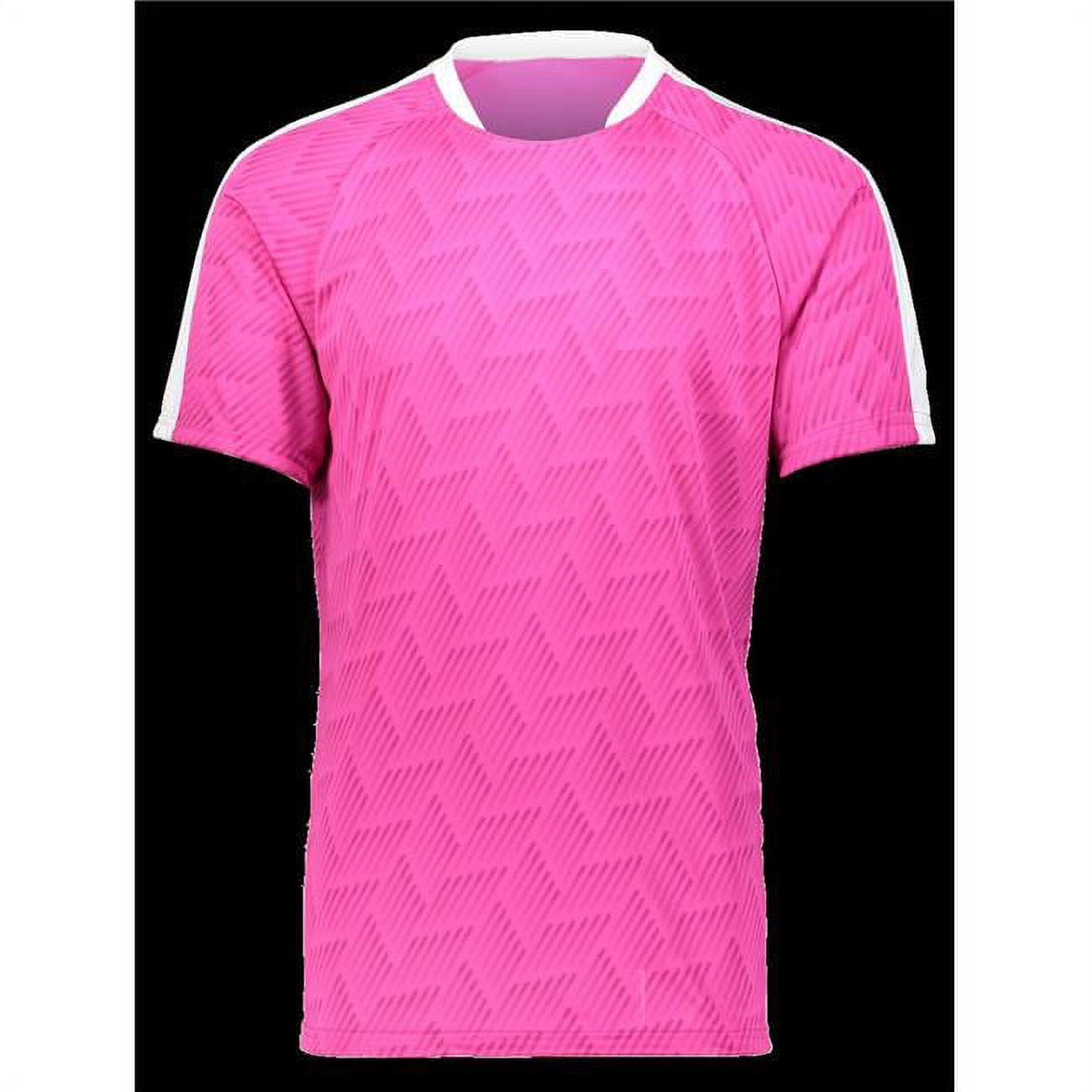 High Five 322981.81E.L Youth Hypervolt Jersey, Power Pink Print & White ...