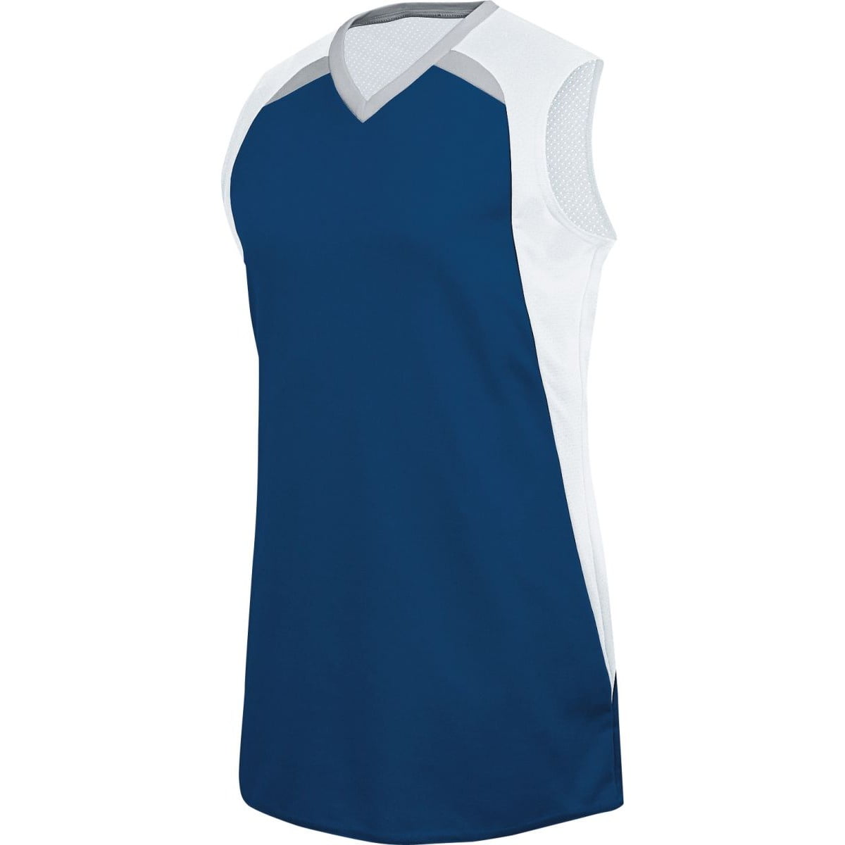 High Five Girls Fever Softball Jersey Navy | White | Silver Small ...