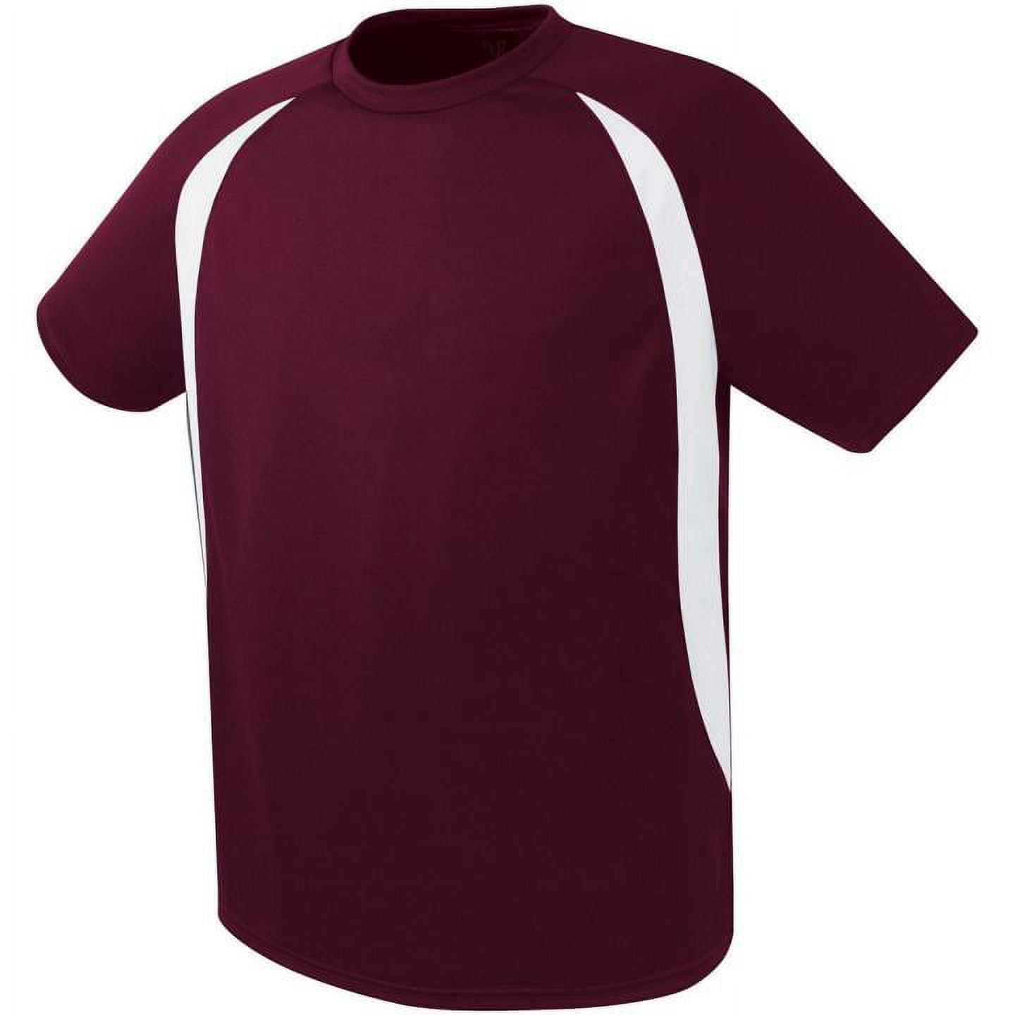 High Five M Liberty Soccer Jersey Maroon/White 322780 - Walmart.com