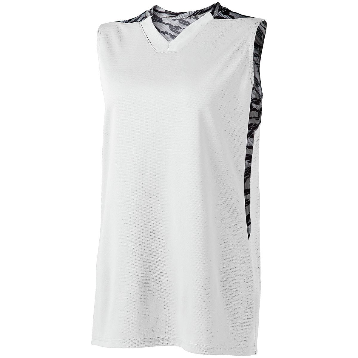 High Five S Ladies Half Court Jersey White/Fragment Print 332412 ...