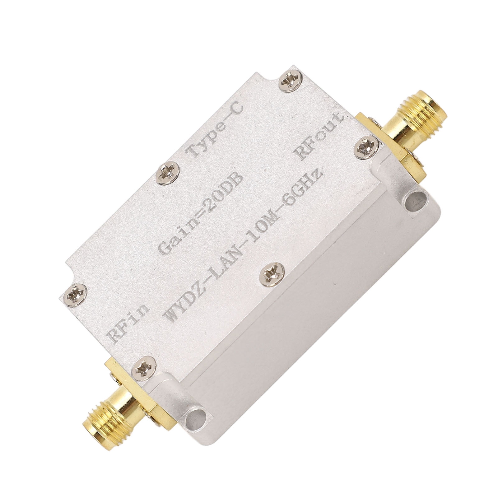 High Flatness Amplifier 10M‑6GHz 20DB Gain LNA RF Signal Drives Receiver Low Noise Amplifier for ...