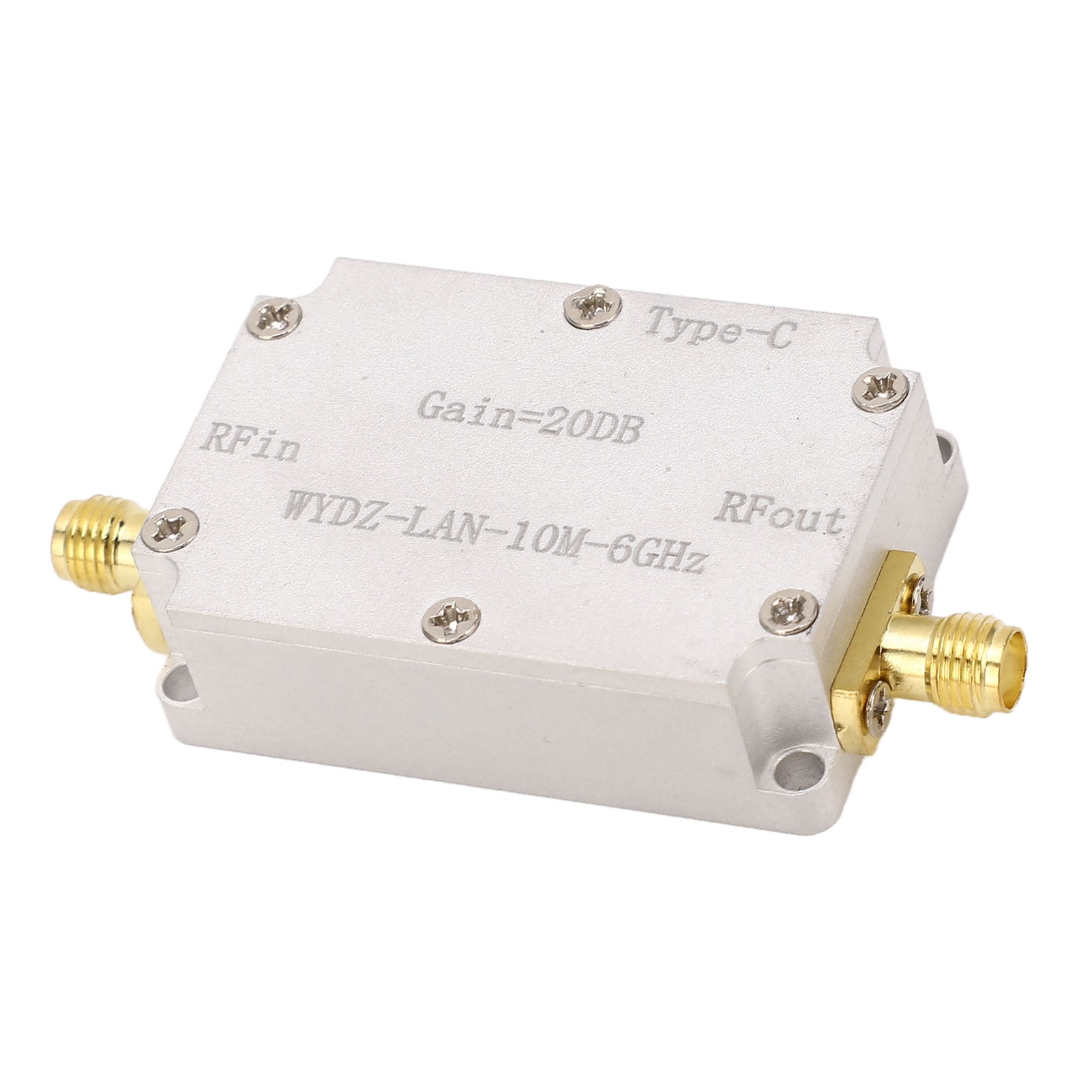High Flatness Amplifier 10M‑6GHz 20DB Gain LNA RF Signal Drives Receiver Low Noise Amplifier for ...