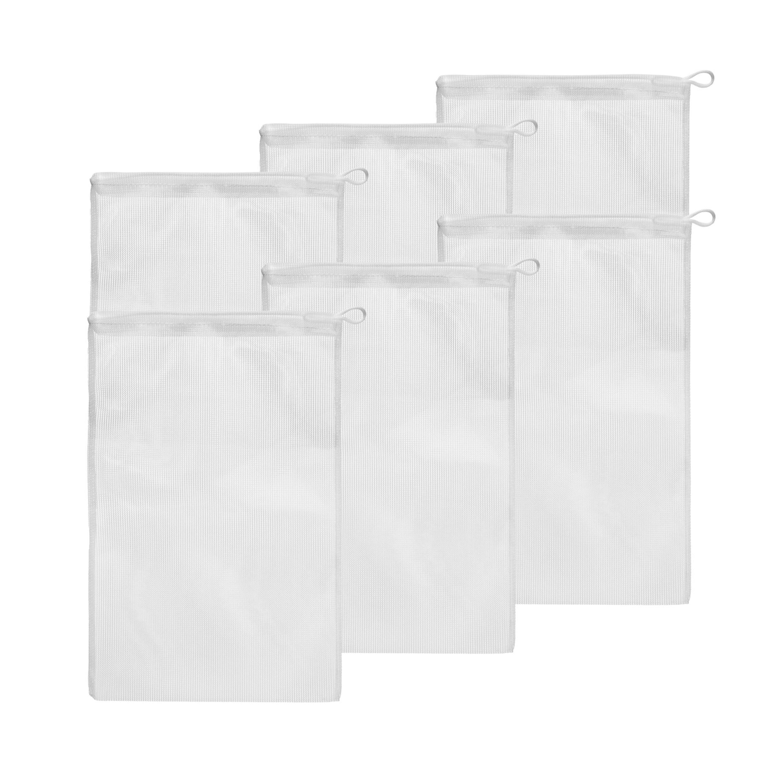 High-Flow Mesh Media Filter Bags with Drawstring - Ideal for Aquarium ...