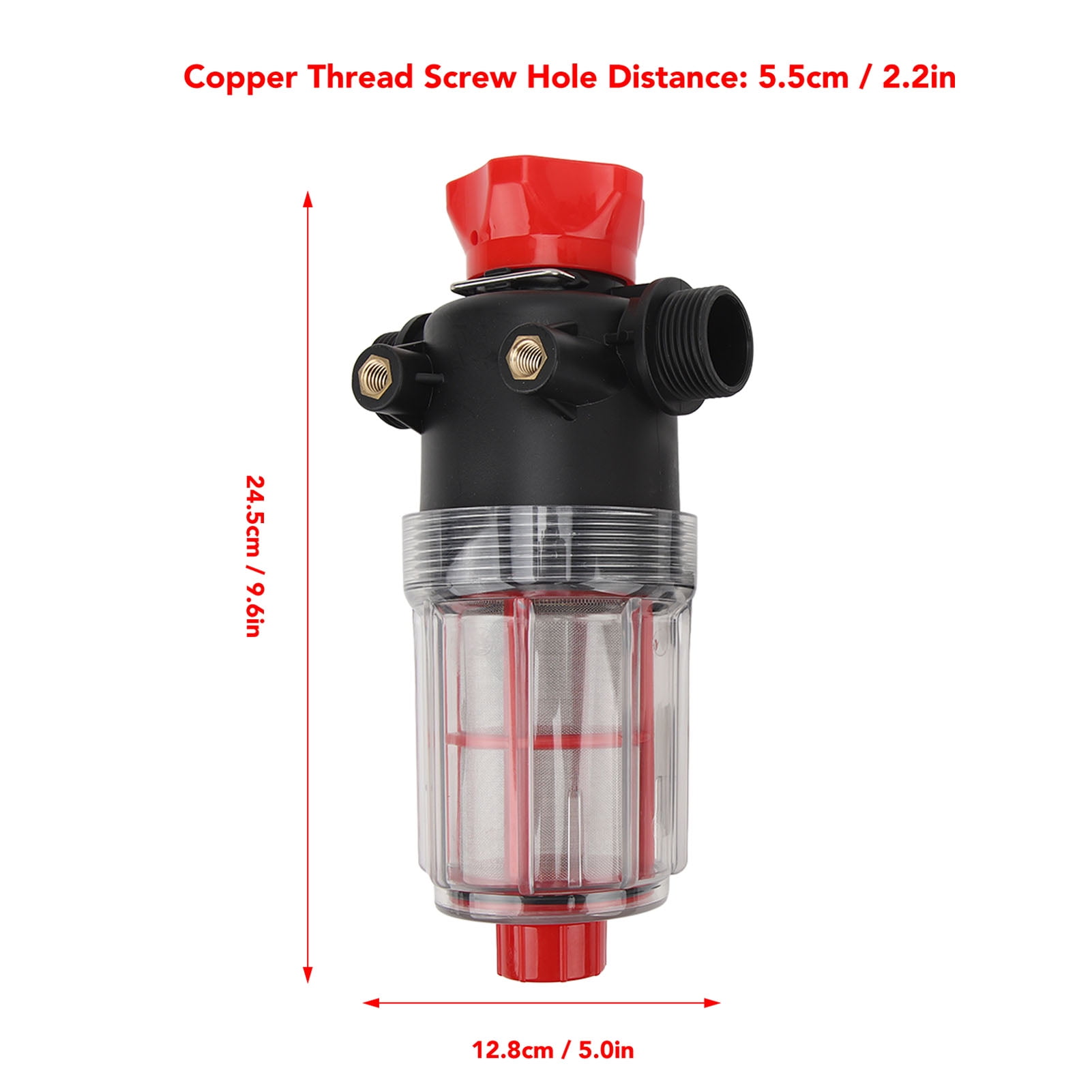 High Flow Pipeline Strainer, 60 Mesh Stainless Steel, Protects Water ...