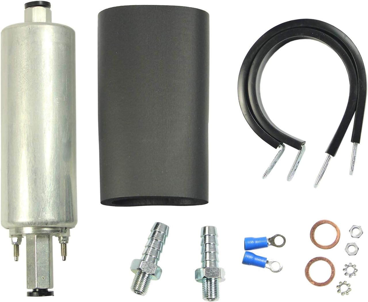 High Flow Pressure External Inline 255LPH Fuel Pump With Installation ...