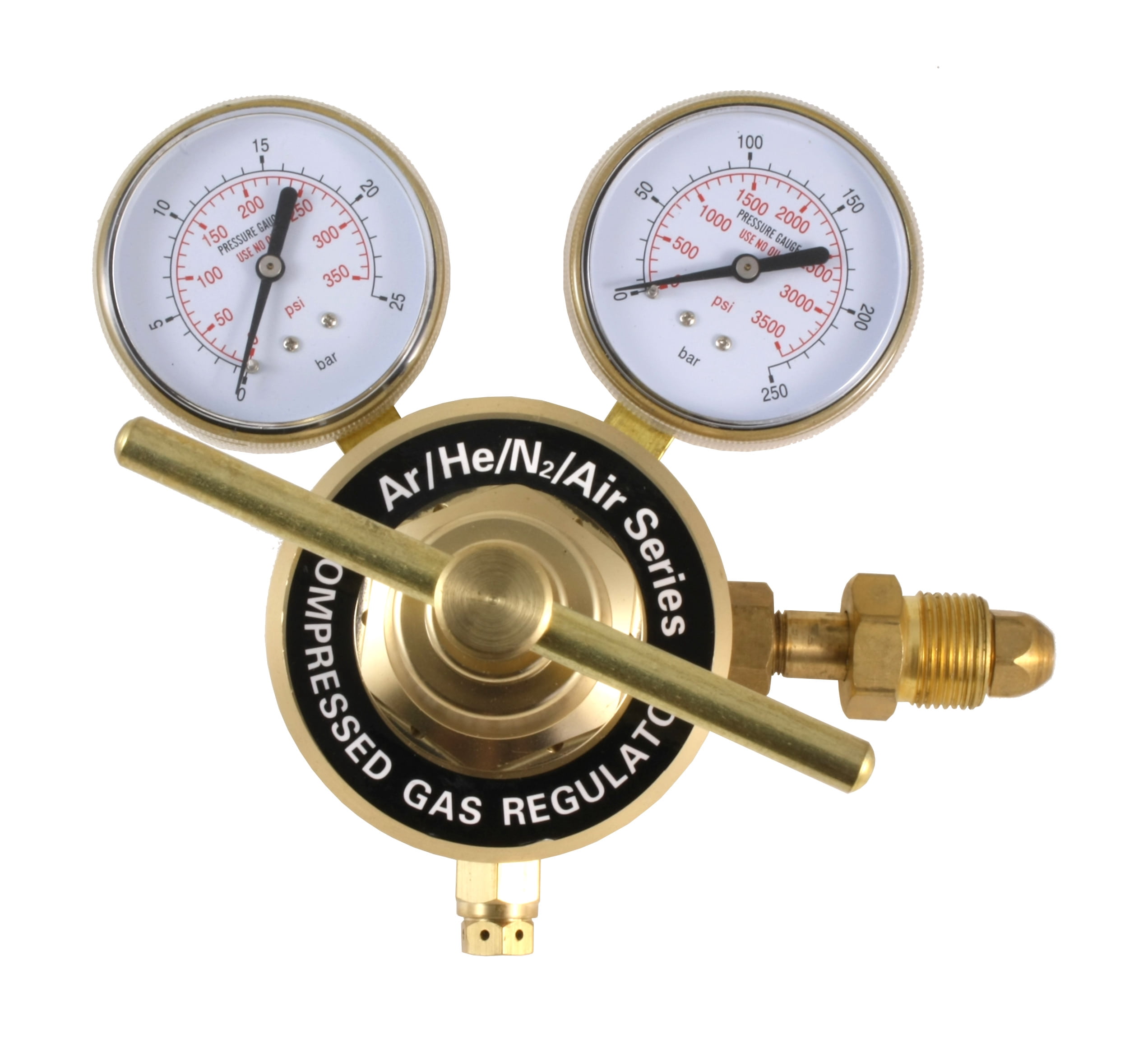SA@ High Flow Gas Regulator, Inlet CGA580, Outlet 1/2â€ NPT, 0-150 PSI ...