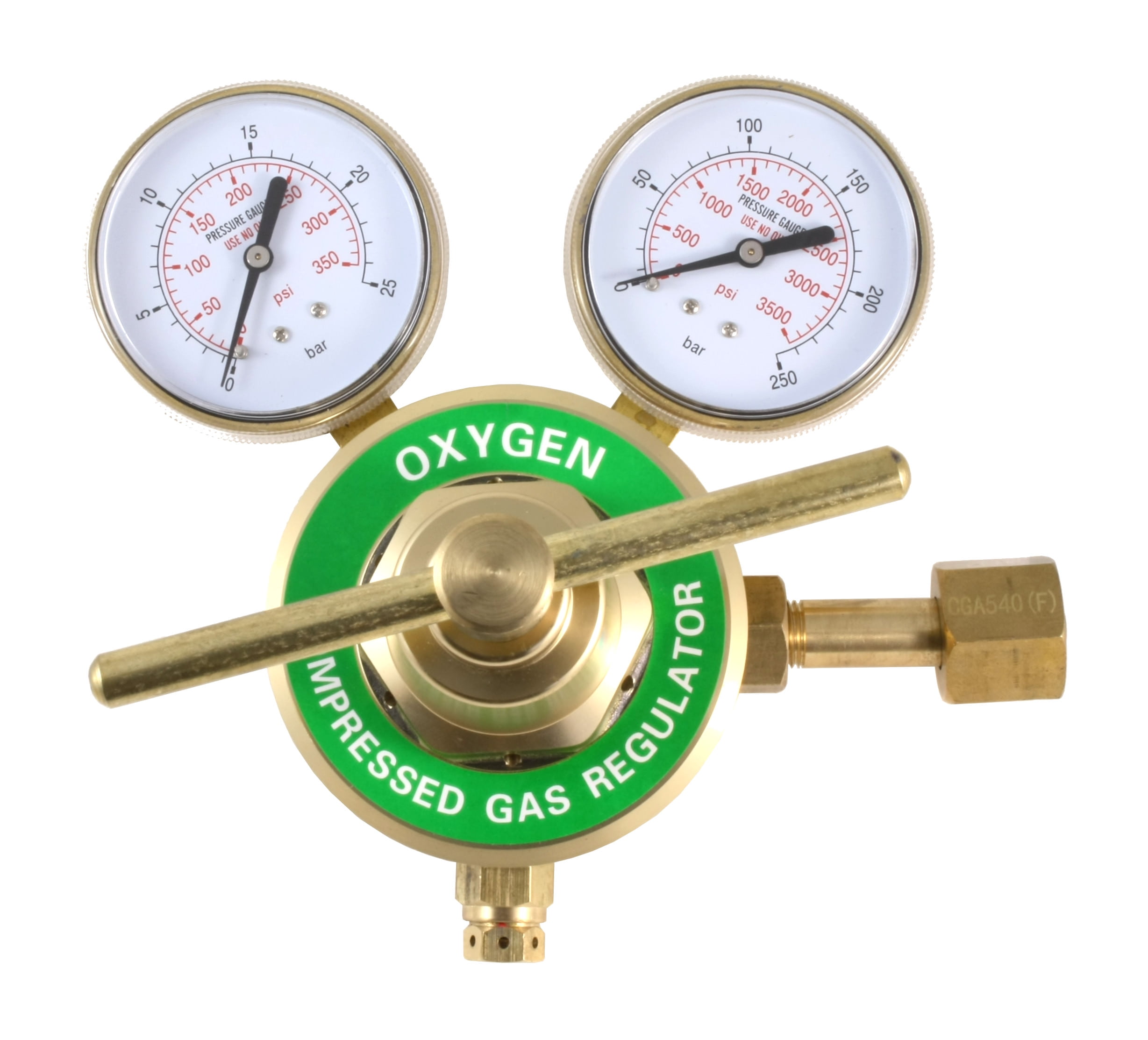High Flow Regulator for Oxygen - Inlet Connection: CGA540 - Outlet ...