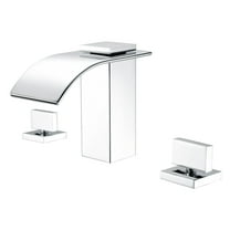 Sumerain High Flow 2 Handle Deck Mount Roman Tub Faucet, Chrome ...