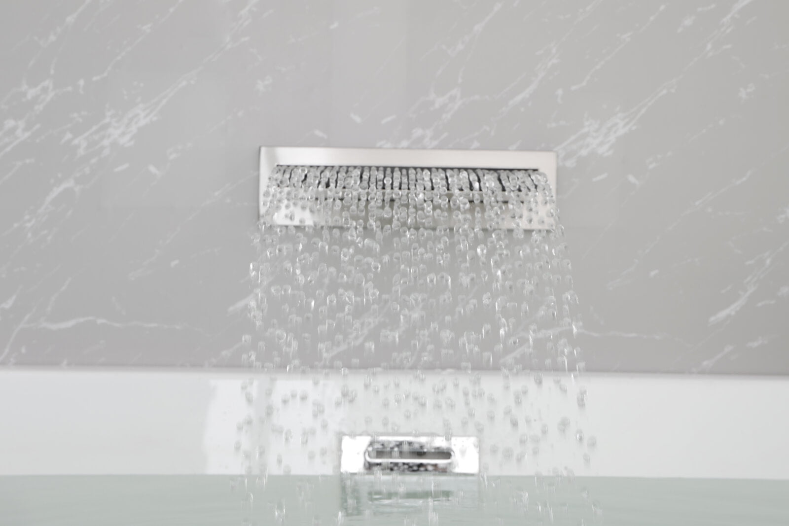 High Flow Wall Mount Waterfall Tub Faucet for Bathtub & Bathroom Sink ...