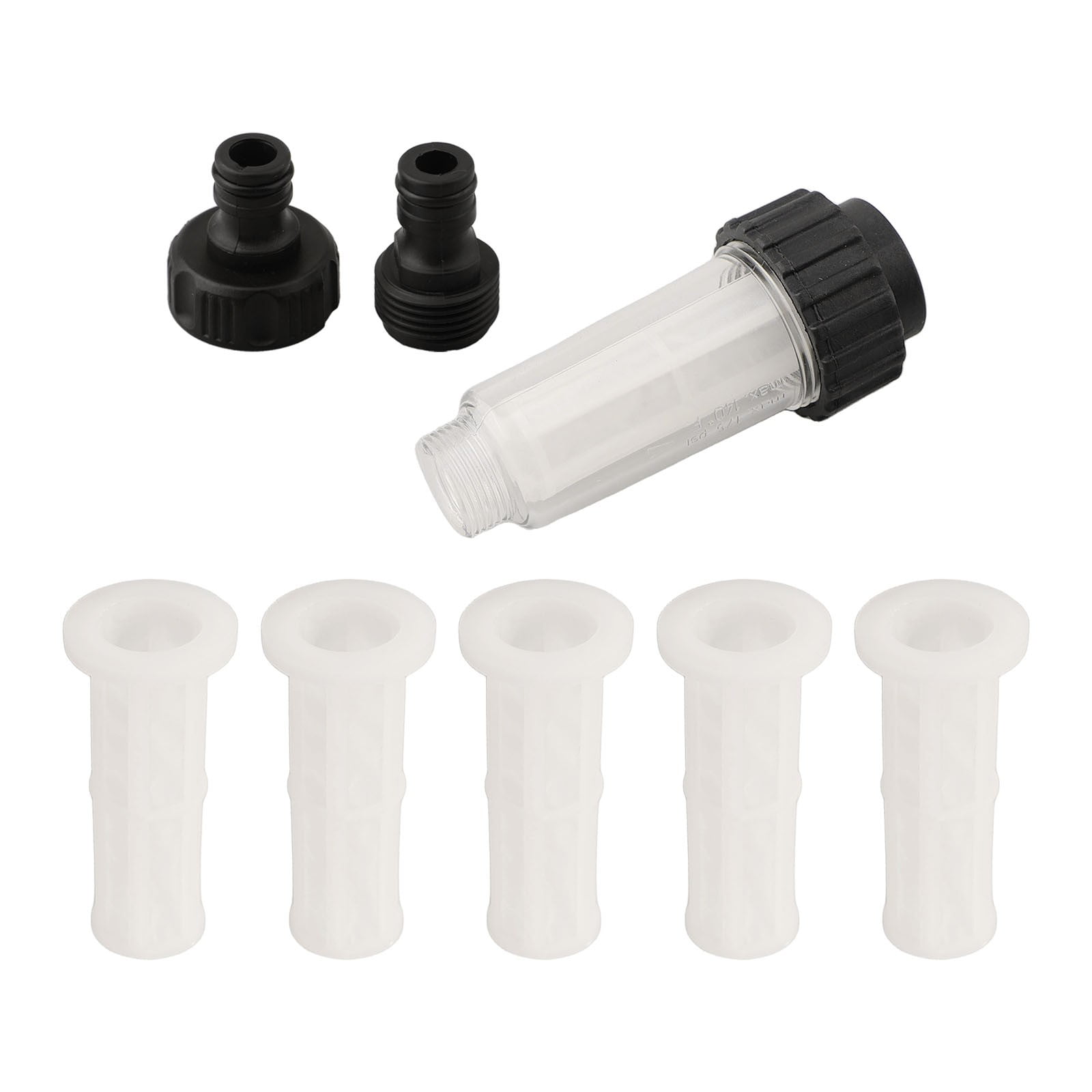 High Flow Water Filter Adapter Kit Removable For Pressure Washer Garden ...