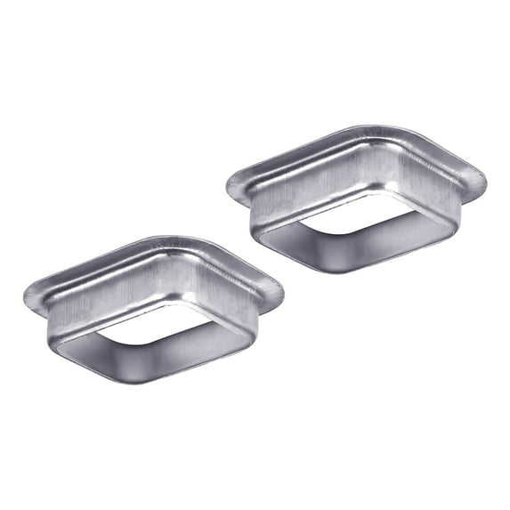High Flows K Styles Gutter Outlet Aluminum Downspout Drop Adapters Pair ...