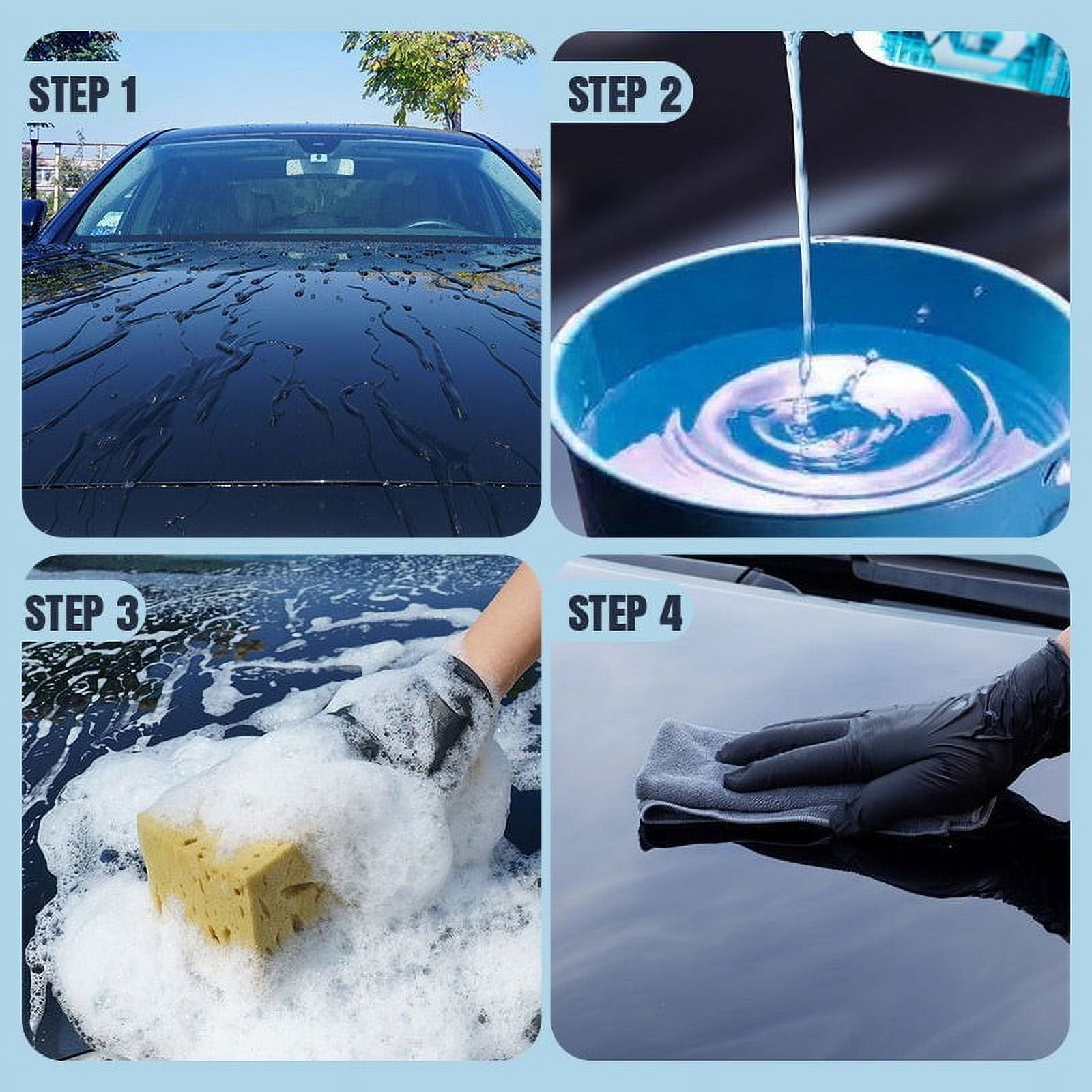 High Foam Car Wash Wax Small Bottle Super Concentrated Car Wash Liquid ...