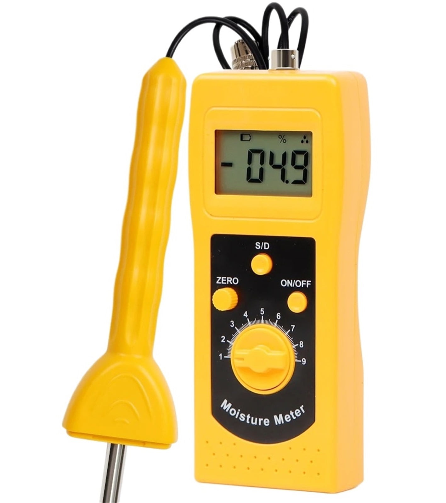 High Frequency Moisture Tester LCD Display Soil Sand Moisture Meter ...