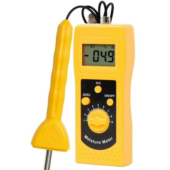 High Frequency Moisture Tester LCD Display Soil Sand Moisture Meter ...