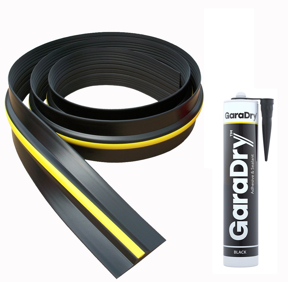½” High Garage Door Threshold Seal Kit 8’3” Length | Flexible PVC ...