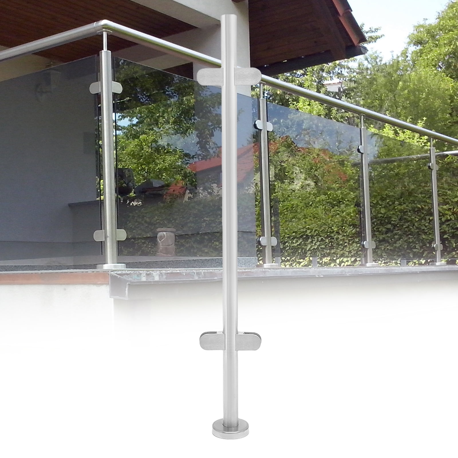 High Glass Balustrade Railing Glazing Durable Handrail Stairs Balcony ...