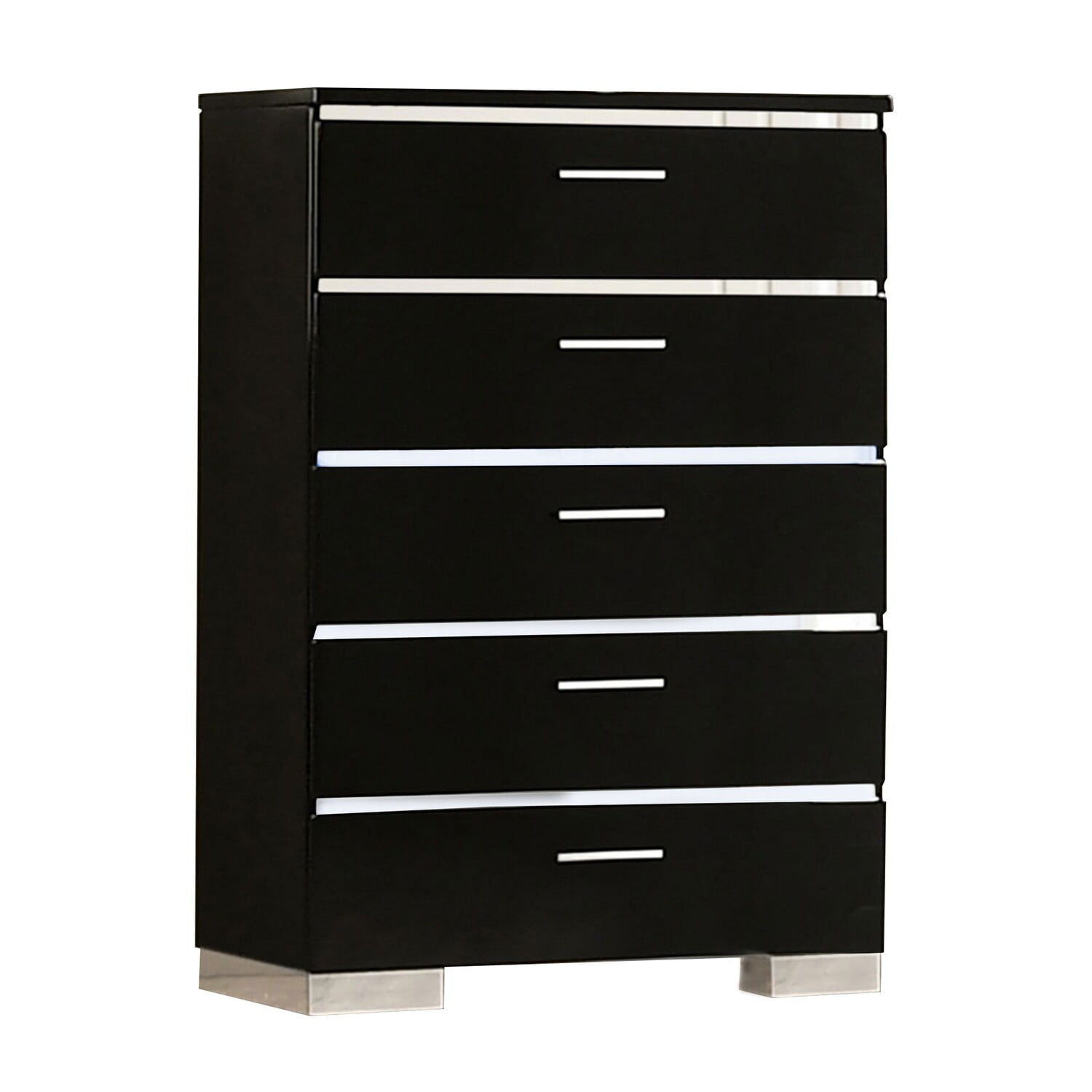 High Gloss Black Lacquer Dresser