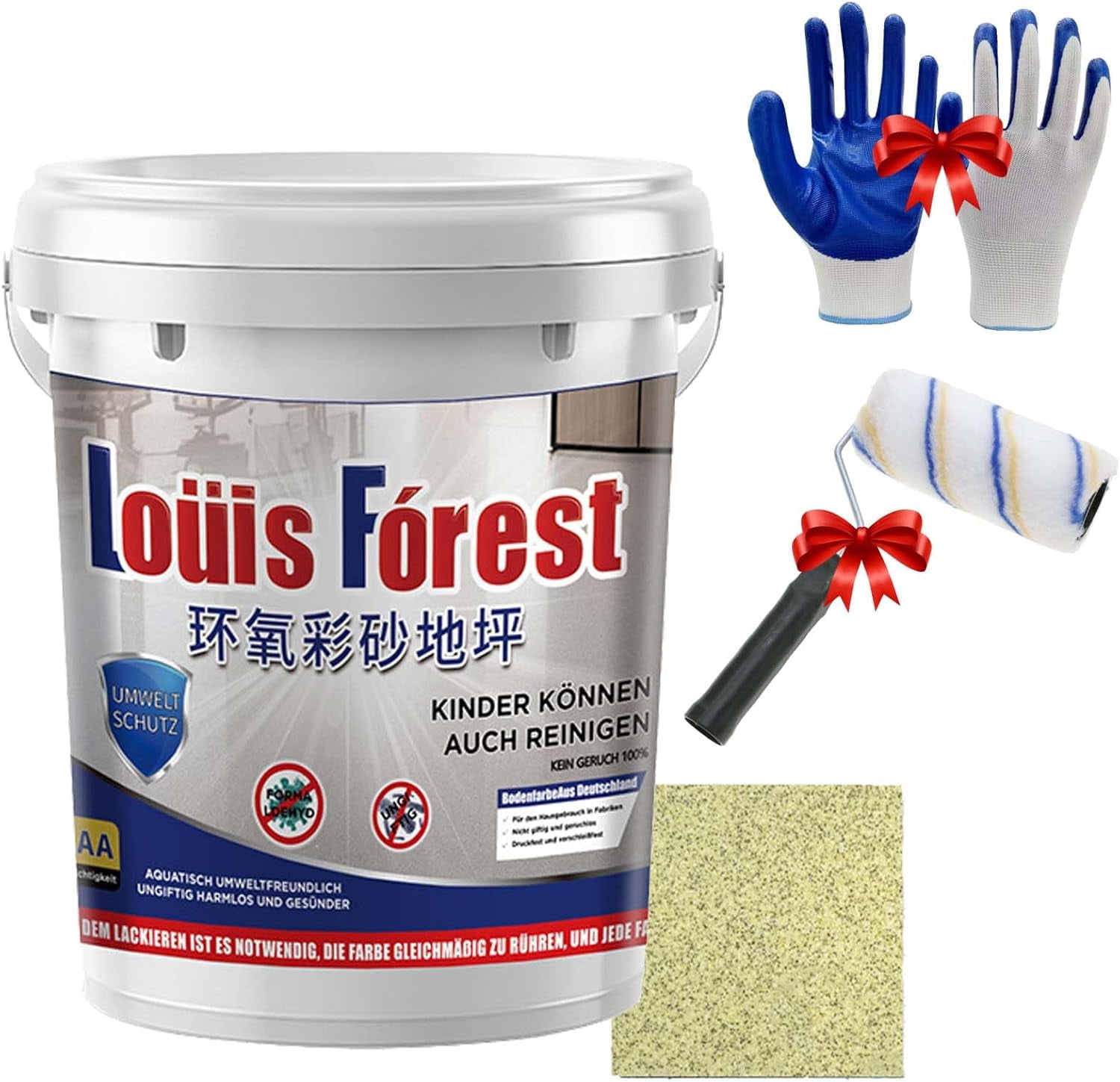 High-Gloss Marble Effect Epoxy Floor Coating, Garage Floor Paint, Floor ...