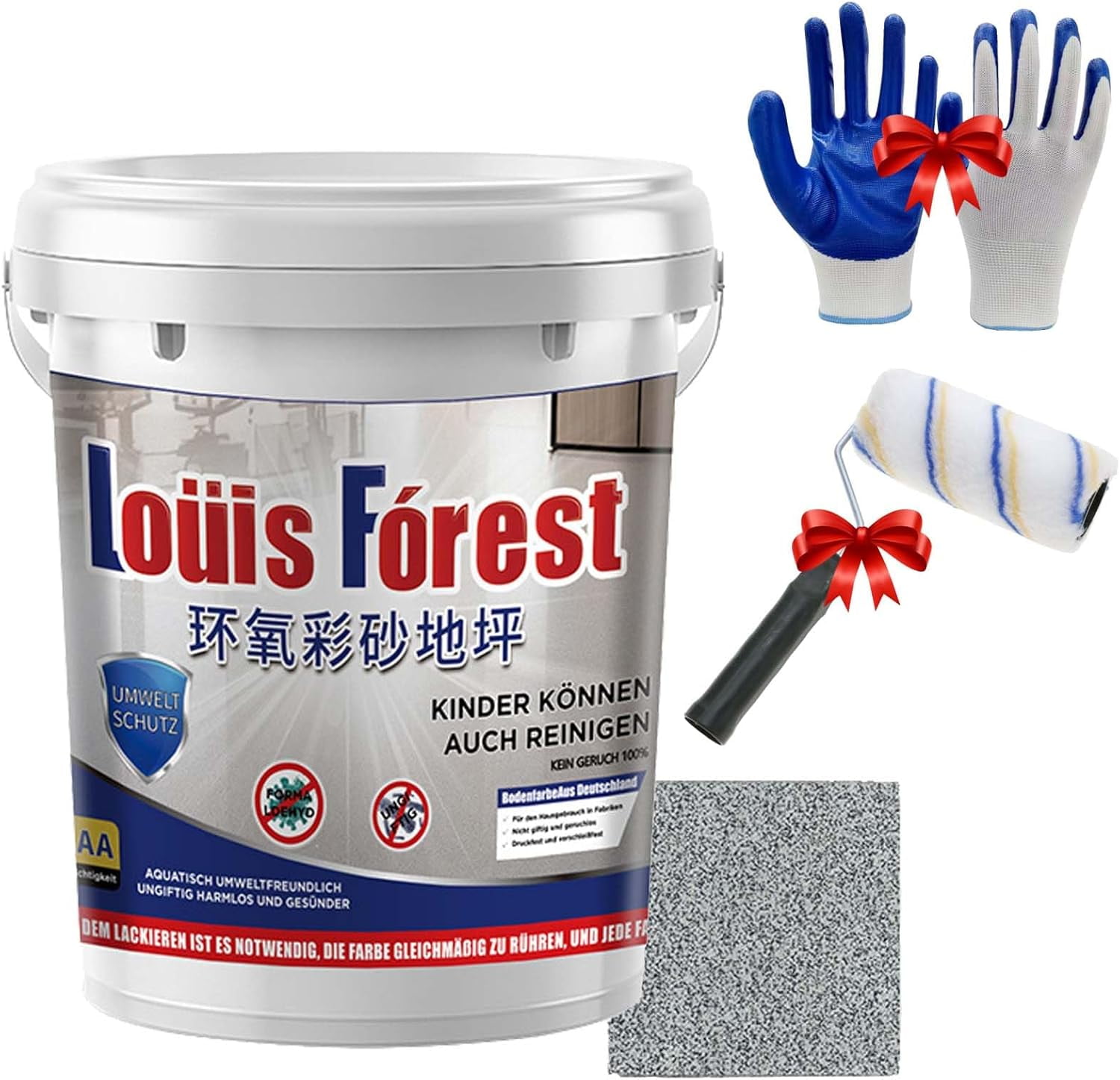 High-Gloss Marble Effect Epoxy Floor Coating, Garage Floor Paint, Floor ...