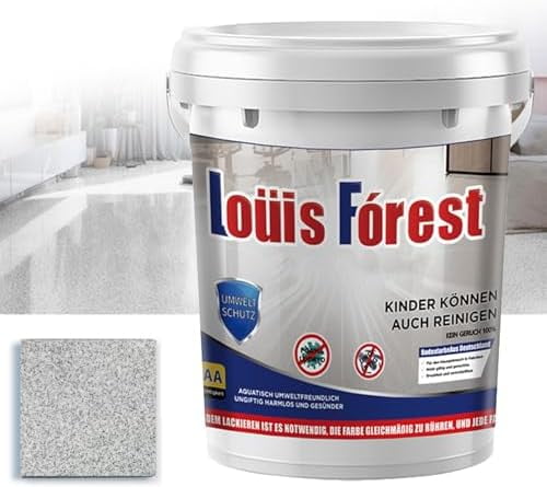 High-Gloss Marble Effect Epoxy Floor Coating, Louis Forest Epoxy Floor ...