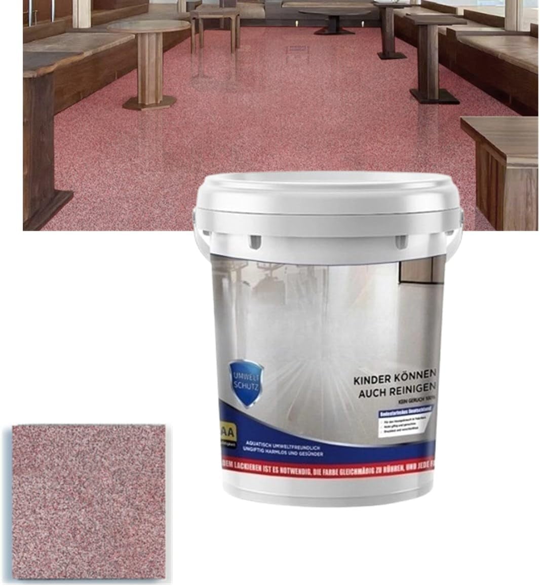 High-Gloss Marble Effect Epoxy Floor Coating, Waterproof Anti-Slip ...