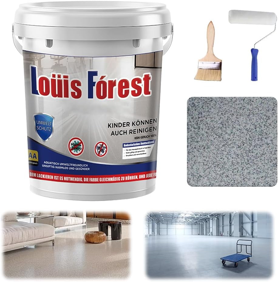 High-Gloss Marble Effect Epoxy Floor Coating, Waterproof, Non-Slip ...