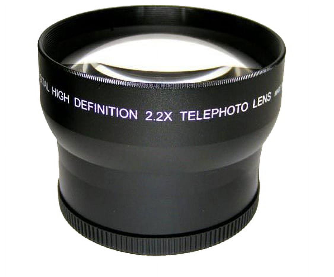 High Grade 2.2x Telephoto Conversion Lens (62mm) For Sony FDR-AX700 ...